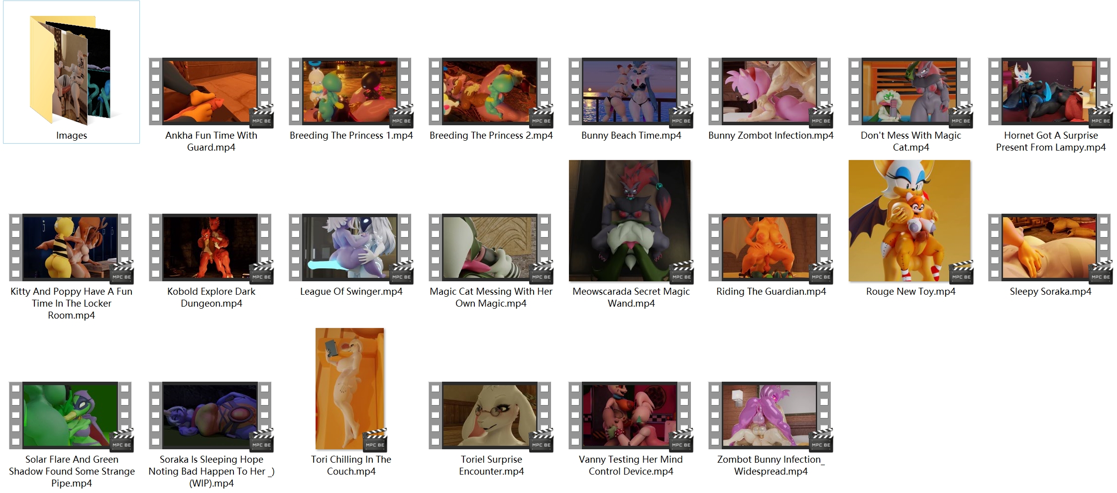 [3D/DeerBoneBone/猎奇] 截止2023年12月视频合集 [27P/21V/796 MB][度盘/P盘] - ACGCBK